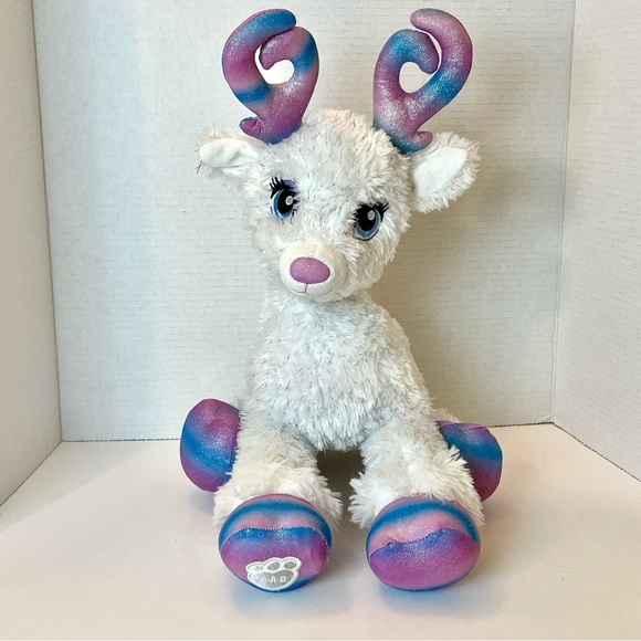 Build-A-Bear | Toys | Build A Bear Glisten Reindeer Plush Ombre Purple ...